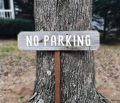 No Parking Sign No Parking Zone Sign Parking Sign Rustic Parking Sign ...