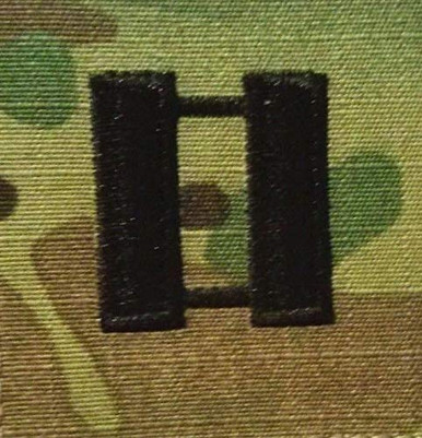 US Army Rank Regulation O3 Captain OCP Pair of Sew On Patches Made in ...