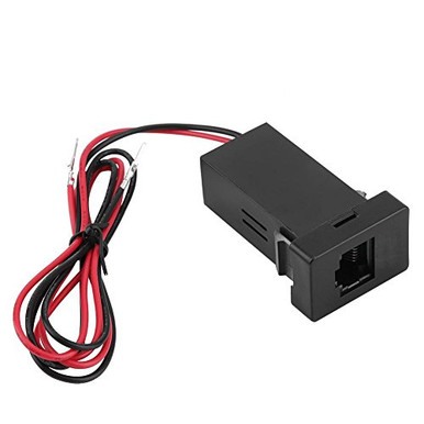 Keenso Radio Pass Through Connector, RJ45 In-Car Radio Pass Through ...