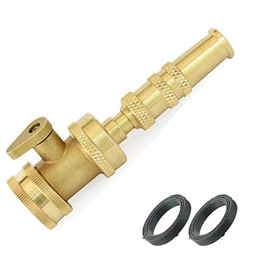 PLG Heavy Duty Adjustable Twist Hose Sprayer Nozzle and Hose Shut Off ...