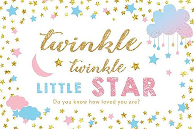 Baocicco 7x5ft Twinkle Twinkle Little Star Baby Shower Photography ...