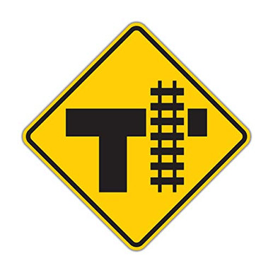 Tamengi Metal Traffic Signs W10-4 Railroad Advance Warning Safety ...