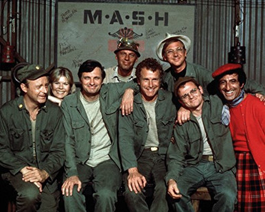 MASH CAST - Morgan and Alda 8 x 10 8x10 Photo Picture Image 2 *SHIPS ...