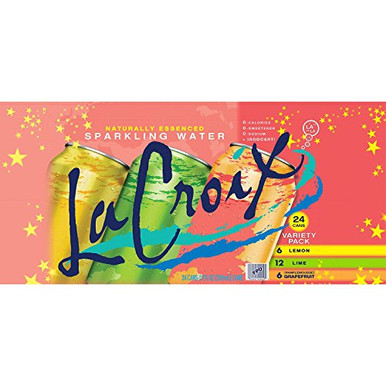 La Croix Naturally Essenced Sparkling Water Variety Pack 12 Ounce 48 Cans - Warehousesoverstock