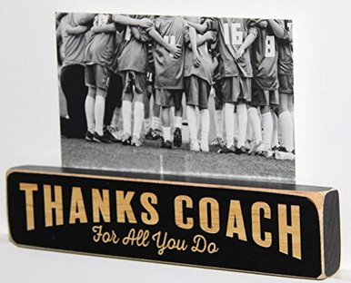 Thanks Coach For all you do - Soccer Coach Photo Display Sign ...