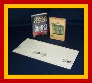 10 - 8 5 8 inch x 18 1 2 inch Brodart Book Covers - Center-Loading ...