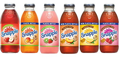 Snapple Tasters Edition Variety pack 6 Count All Original Flavors ...