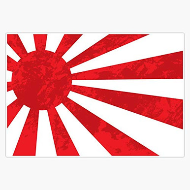 Rising Sun Vinyl Waterproof Sticker Decal Car Laptop Wall Window Bumper ...