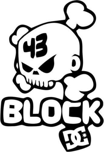 Ken Block Drift Racing JDM Skull Vinyl Graphic Car Truck Windows Decal ...