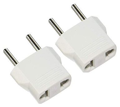 REGVOLT Power Plug Adapter USA to Europe Travel Adapter Round Prong ...