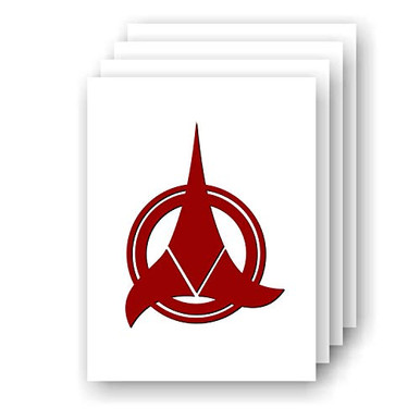 Klingon Empire emblem Star Trek-inspired Fan Art Vinyl Car Laptop Decal ...