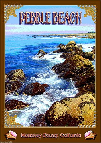 MAGNET Pebble Beach Monterey Surf California United States Travel ...