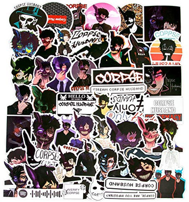 Corpse Husband Stickers 50Pcs Waterproof Vinyl Stickers for Water ...