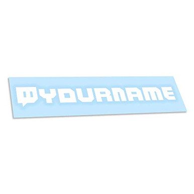 Custom Streamer Name Vinyl Decal - Personalized Gamer Username Sticker ...