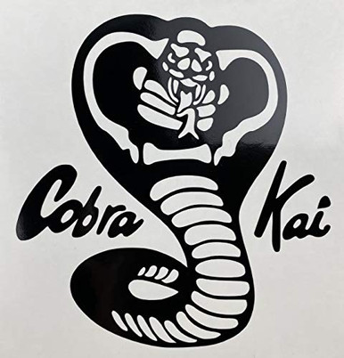 Cobra Kai Cobra Black Vinyl Car Decal Bumper Sticker New Gift ...