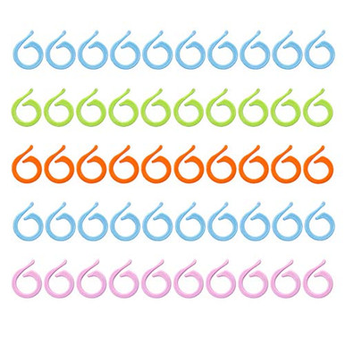 100 Pieces Stitch Marker Ring Row Counter Ring Knitting Counter Ring ...