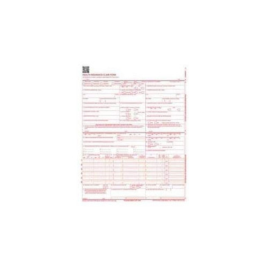 NEW CMS 1500 Claim Forms - 50 Sheets 02 12 Version for Laser or Inkjet ...