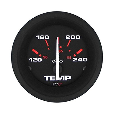 Sierra International 57904P 120-240 Fahrenheit Amega Temperature Gauge ...