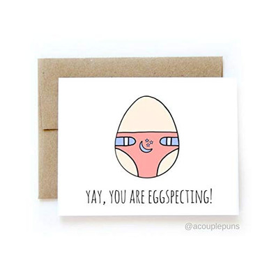 Eggspecting new mom card card for new mom expecting mother card baby ...