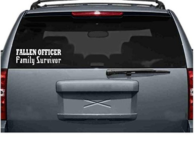 StickerLoaf Brand Fallen Officer Family Survivor SUPPORT POLICE Law ...