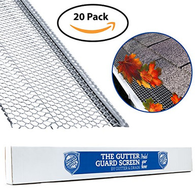Ultimate Gutter Guard By Gutter&Drain |Ridged Mesh For Extra Protection ...