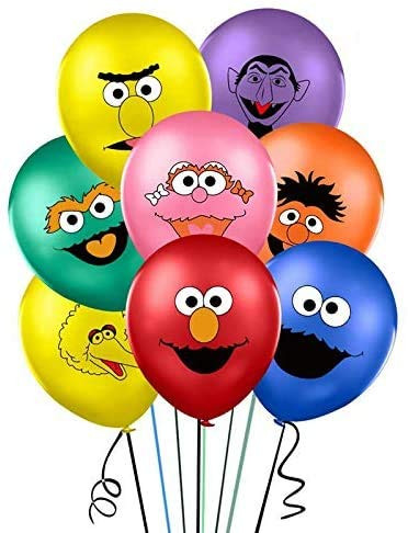 40PCS Sesame Inspired Street Balloons for Sesame Street Theme Birthday ...