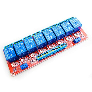 Hailege 5V 8 Channel Relay Module with OPTO-Isolated Support High and ...
