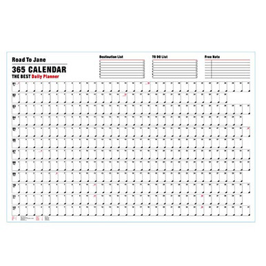 2021 Block Year Planner Daily Plan Wall Calendar Creative and Simple ...