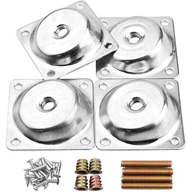 14 Degree Angled Leg Mounting Plates Furniture Table Leg Attachment ...