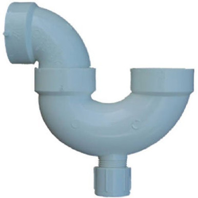 genova products 78420 2" Schedule 40 PVC P-Trap With Cleanout ...
