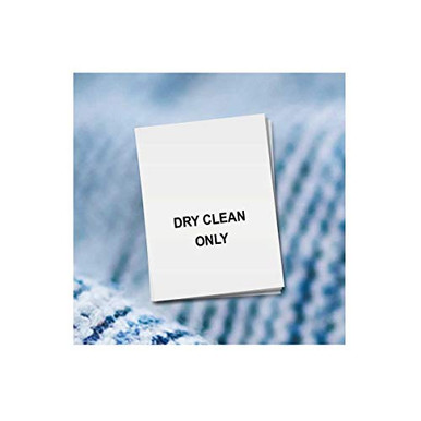 100 Printed Clothing Labels Care Labels Dry Clean Only ...