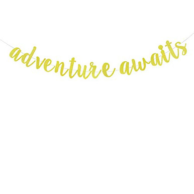 Adventure Awaits Banner Graduation Banner High School College ...