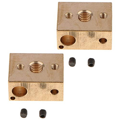 Brass V6 Heater Block for 3D Printer Extruder Hotend Heat Block ...