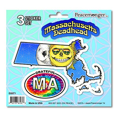 Peacemonger Grateful Massachusetts Deadhead Skeleton Sun Moon Dead ...