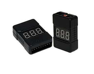 LingSY 2 in 1 RC Lipo Battery Monitor Alarm Tester Checker Low Voltage ...