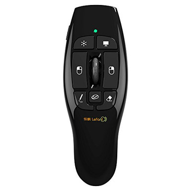 Lefant F8 2.4GHz Wireless Remote Presenter with Red Laser Pointer Air ...