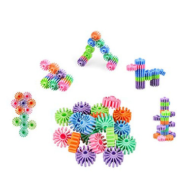 GAKINUNE 18 PCS Gear Building Blocks Toy Preschool Activities Motor ...