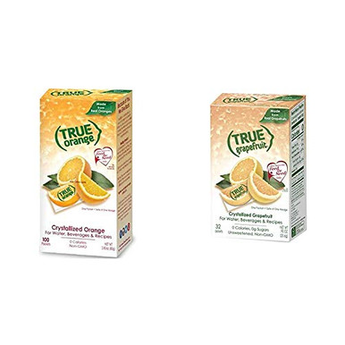 True Citrus Orange 100 Count red and True Grapefruit Sachet Packets 32 ...