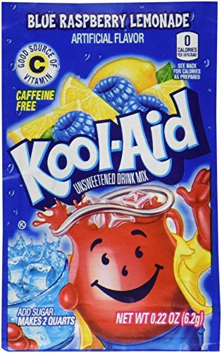Kool-Aid Twists Soft Drink Mix - Ice Blue Raspberry Lemonade ...