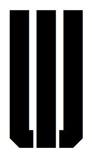 11x14 Large Army Block Letter Stencil from 4 Ply Mat Board -Army Block ...