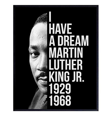 I Have A Dream MLK Martin Luther King Wall Decor - 8x10 Photo - Civil ...