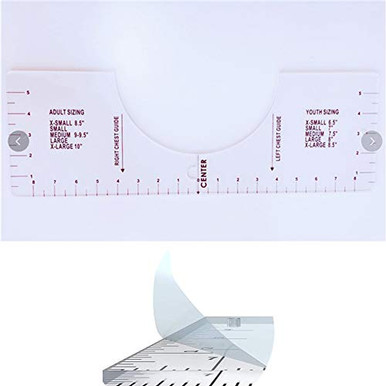 T-Shirt Rulers Guide T-Shirt Alignment Guide for Applying Heat Vinyl ...