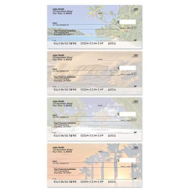 Island Paradise Beach Top Tear Value Priced Personal Checks 1 Box of ...