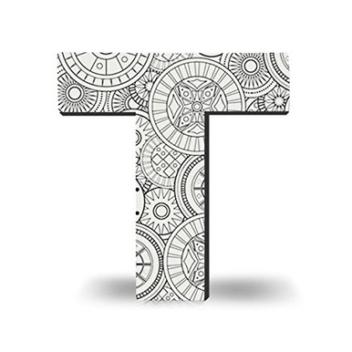 DCI Color Joy Alphabet Letter Block Letter T Wall Letters Adult ...