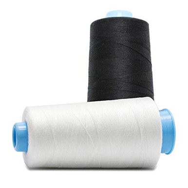 2 Packs Sewing Thread All Purpose 100 percent Polyester Thread Bobbin ...