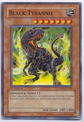 Yu-Gi-Oh! - Black Tyranno SD09-EN008 Common - Dinosaur s Rage Structure ...