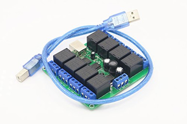 SMAKN 5V-30v 8 Channel USB Relay Module Programmable Computer Control ...