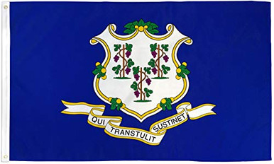 Connecticut Flag CT State Banner Pennant 2x3 foot Indoor Outdoor 24x36 ...