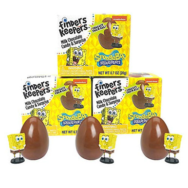 SpongeBob SquarePants Finders Keepers Milk Chocolate Candy Egg and ...