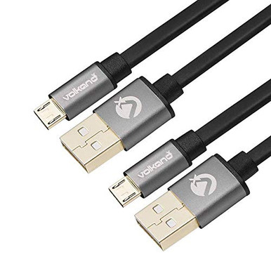 Volkano X 10-ft Twin Pack Premium Micro USB Cable Fast Charge and Data ...